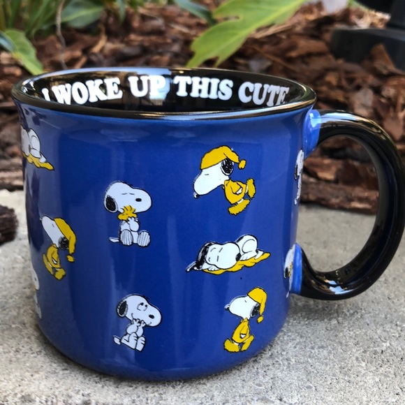 Peanuts | Other | Peanuts Snoopy Mug I Woke Up This Cute | Poshmark